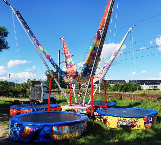 4 Round Bed Trailer Mounted Bungee Trampoline - Hire in Kilkenny ...