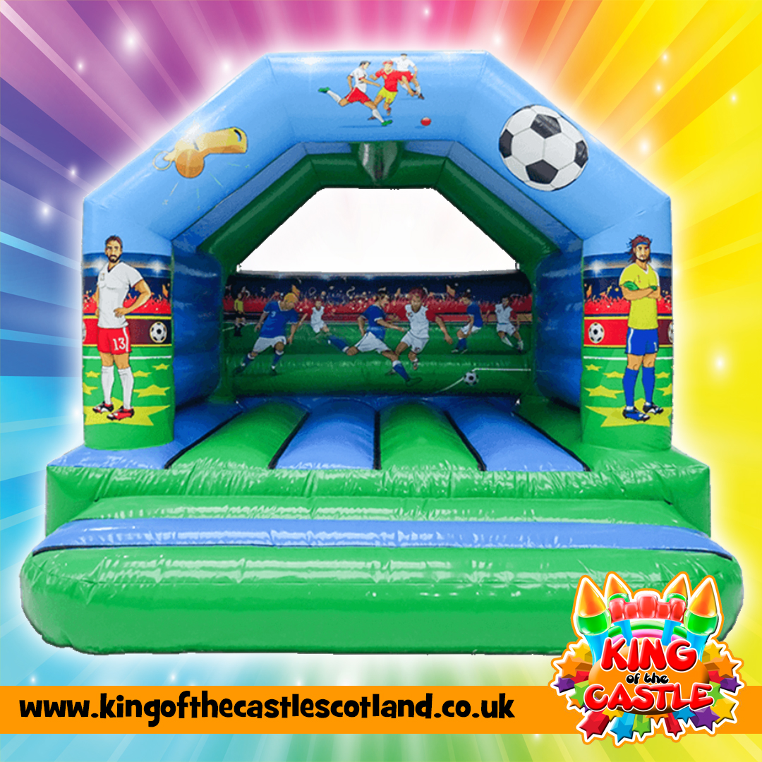 Football Bouncy Castle - Bouncy Castle Hire | Disco Dome Hire ...
