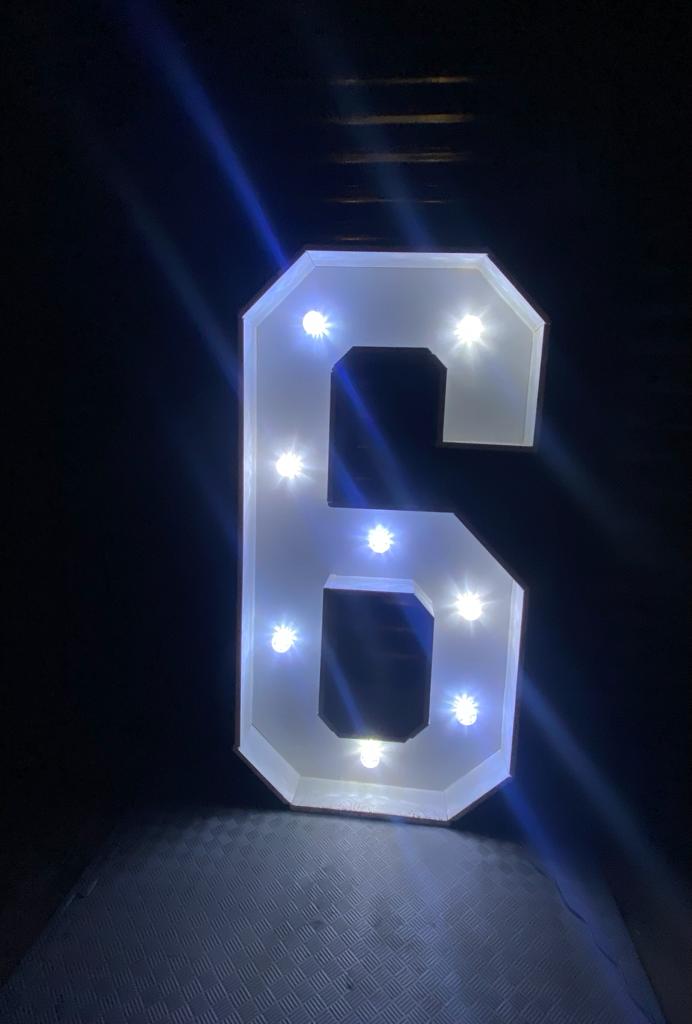 Led Numbers and Furniture - Best Bouncy Castle Hire service in ...