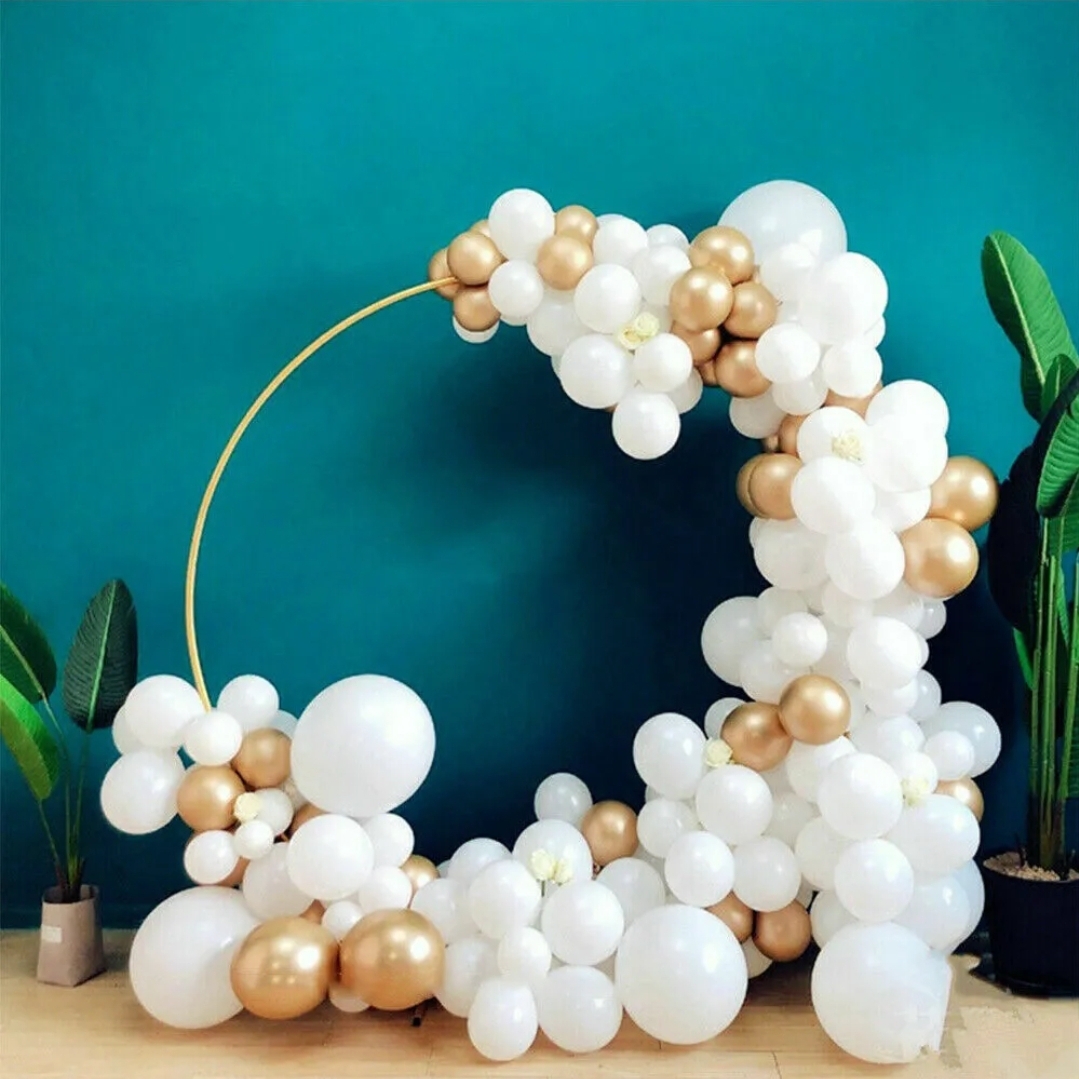 2M Balloon Arch Stand in White Metal. - Bouncy Castle Hire in London ...