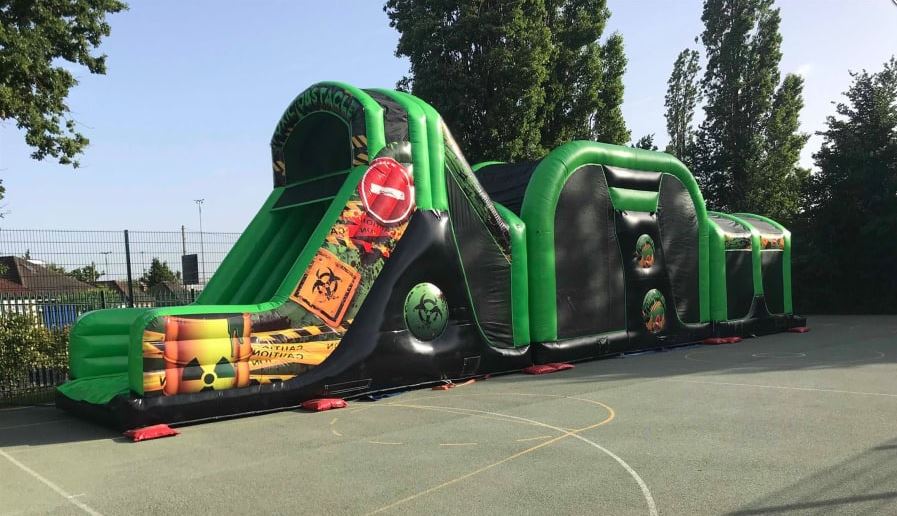 Toxic Theme 62ft Cliff Jump Assault Course