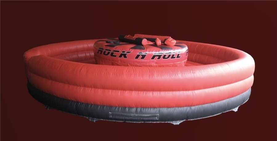 Rock n Roll Gladiator Inflatable 24ft x 24ft - Bouncy Castle Hire in ...