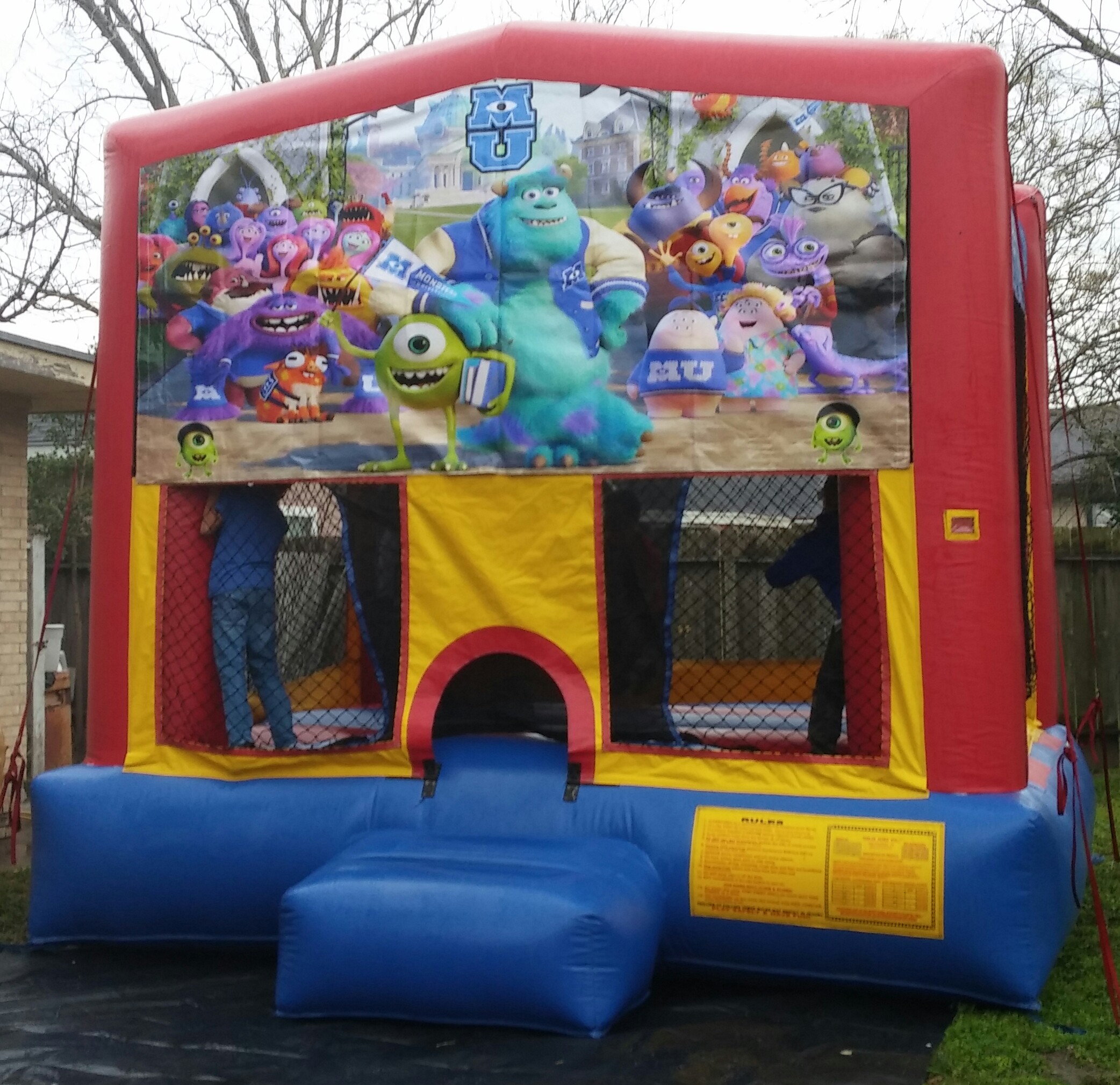 15x15 Bounce House Themes (Banner Only) - Bounce House & Event Rentals ...