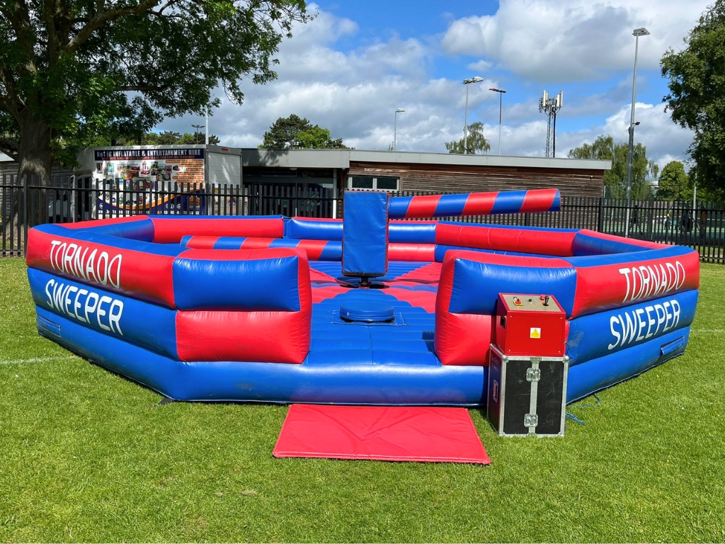 Total Wipeout Last Man Standing Sweeper Corporate Inflatable hire