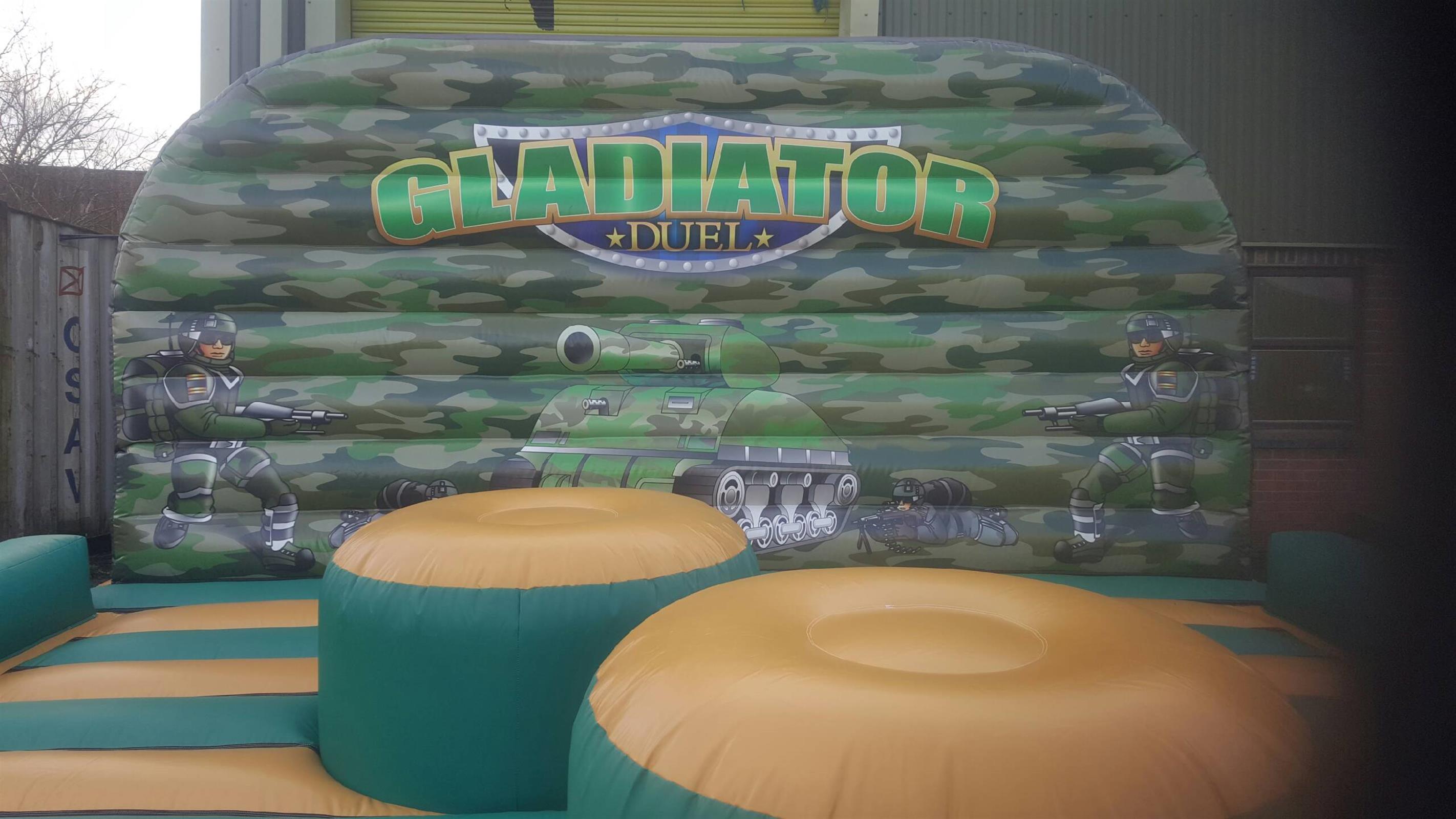 Army gladiator duel/Sticks - Bouncy Castles in West Midlands, Cannock ...