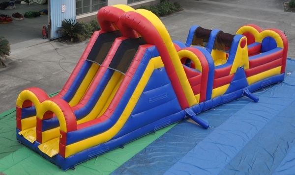 Huge inflatable obstacle course. Bouncy castle Hire Auckland.