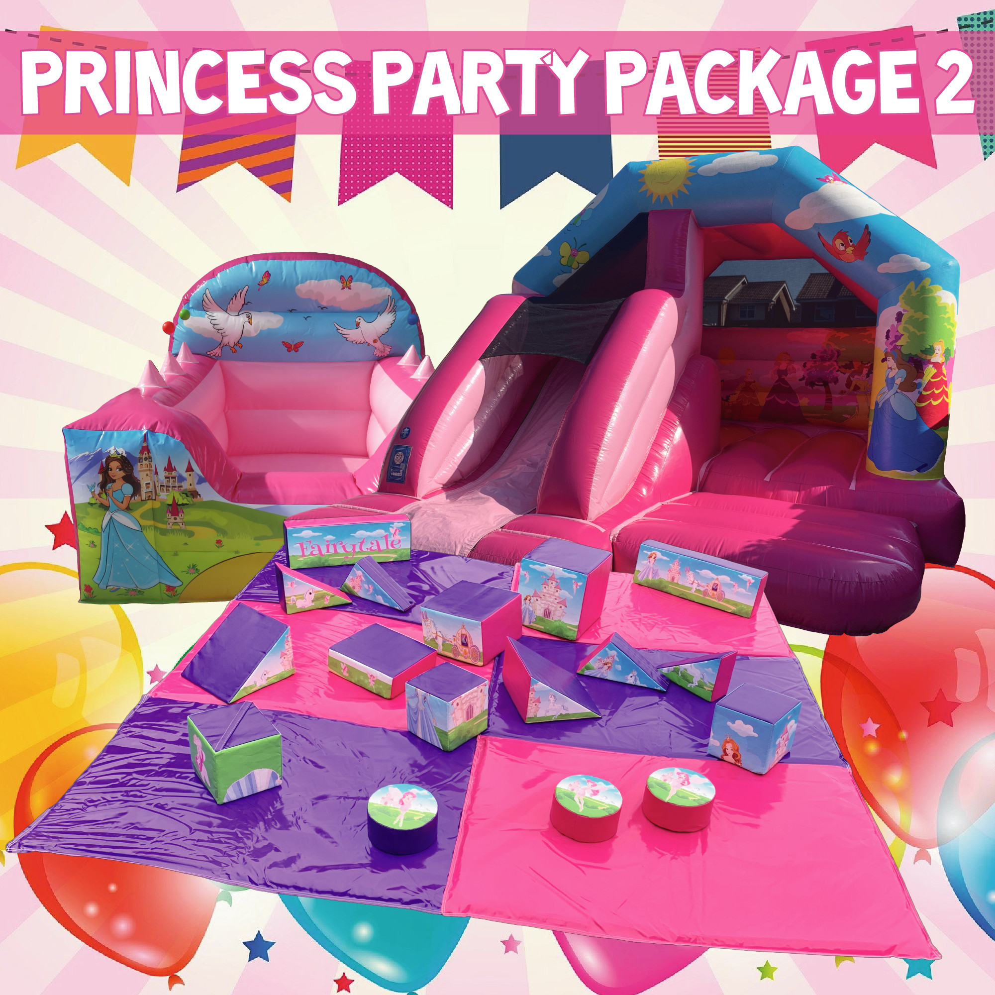 GIRLS BOUNCY CASTLES - North East Bouncy Castle Inflatable Hire, DJ ...