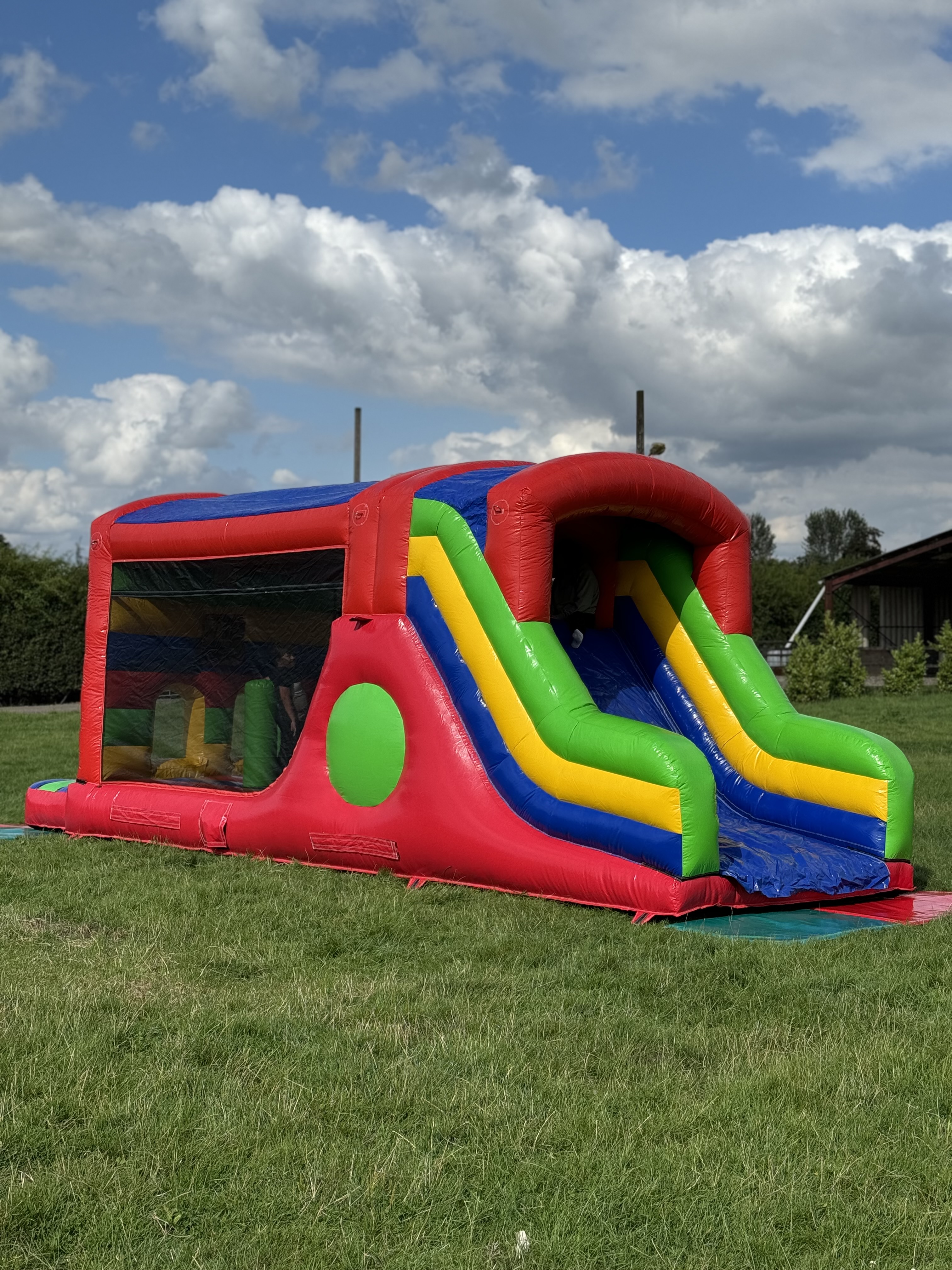 Inflatable Assault Course Hire Fun Obstacle Course in Leicestershire