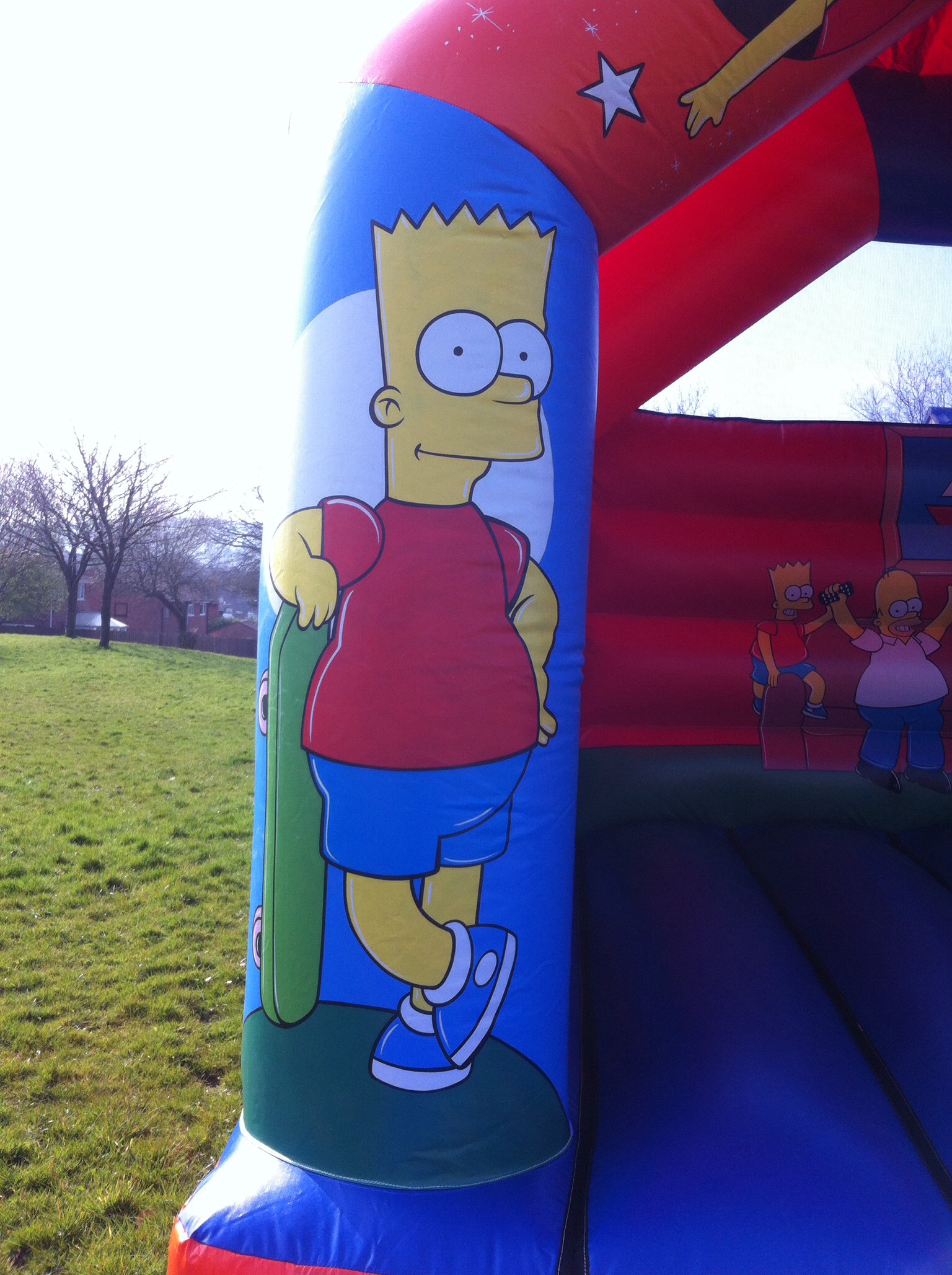 Simpsons bouncy castle - Bouncy Castle & Inflatable Hire in Stoke on ...