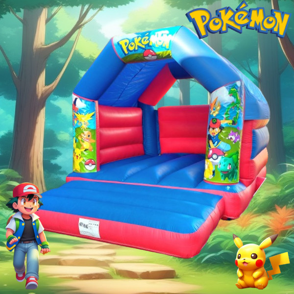 Pokemon Bouncy Castle | Hire in Leamington, Warwick, Stratford & Rugby