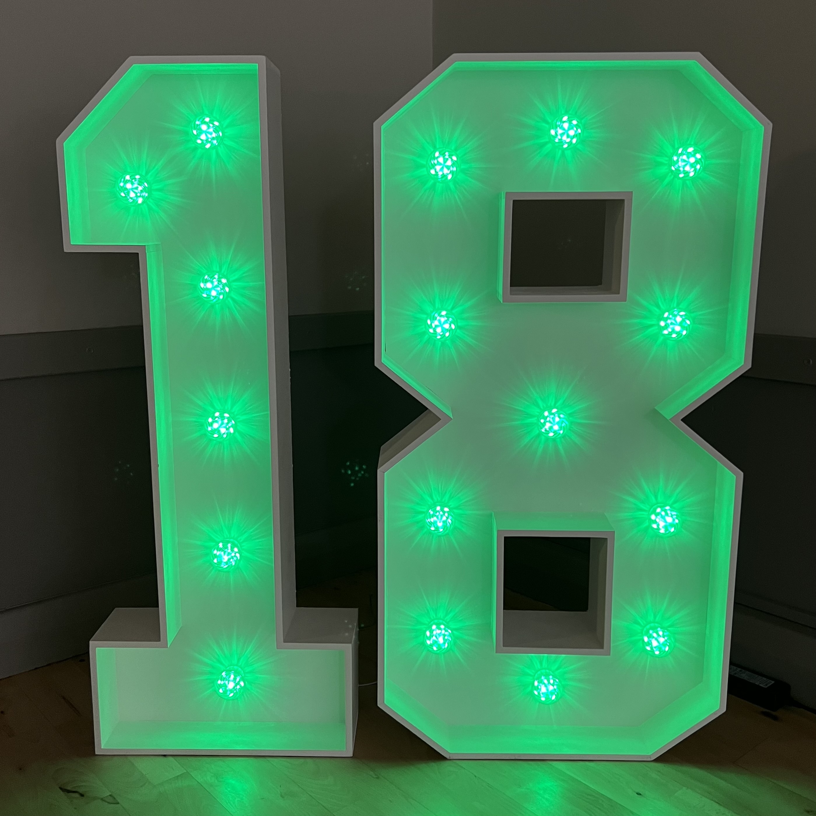 4ft Light-Up LED Numbers - Bouncy Castle Hire in Crowborough, Tunbridge ...