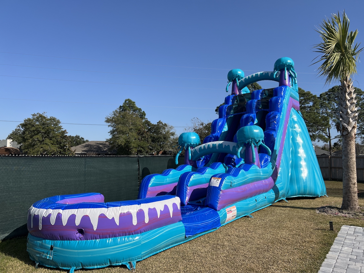 21' Jellyfish Jolt (WET or Dry) - Bounce House Hire in FL | JT Jumpers, LLC