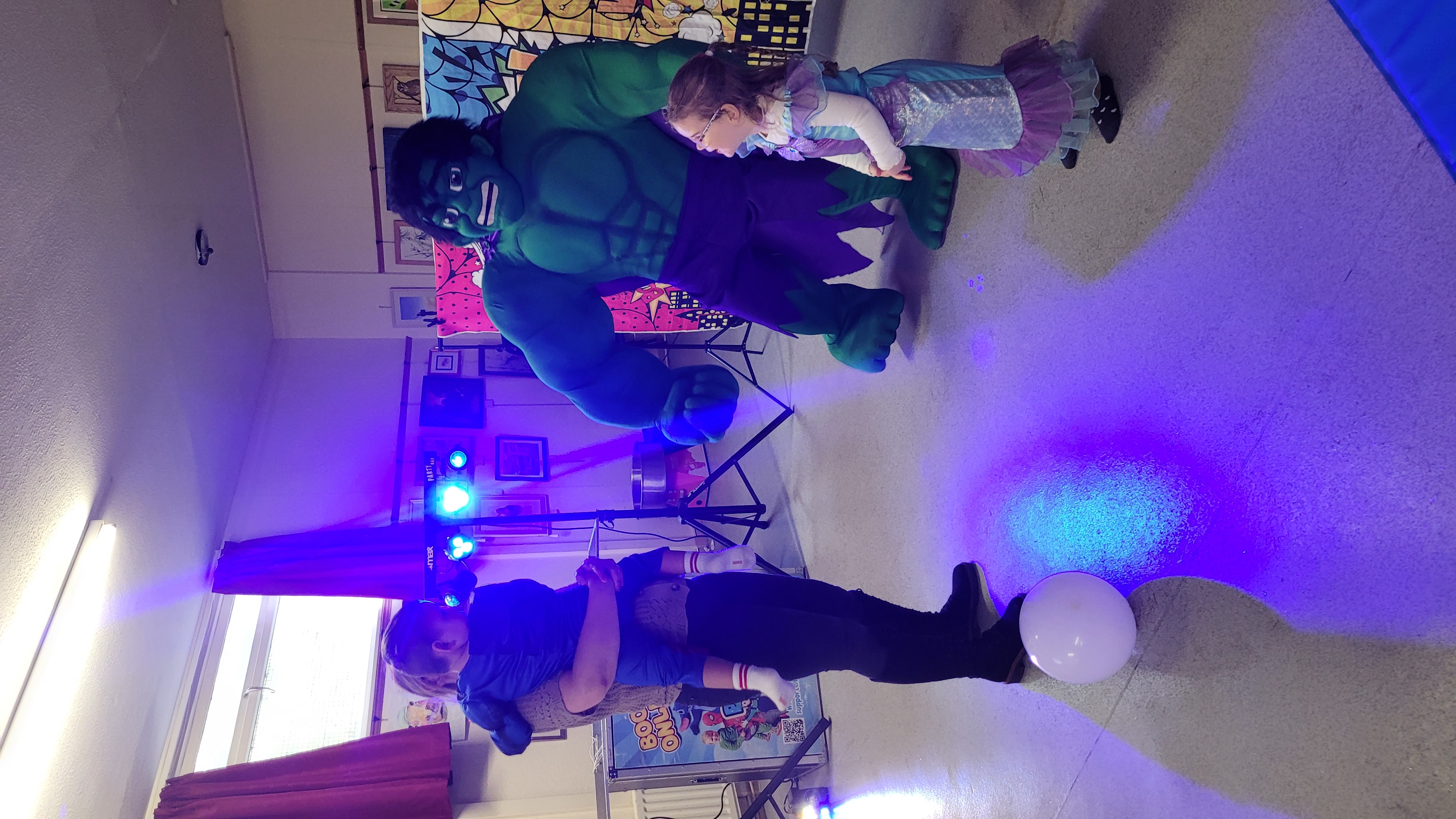 Superhero Hulk Themed Party Package Hire