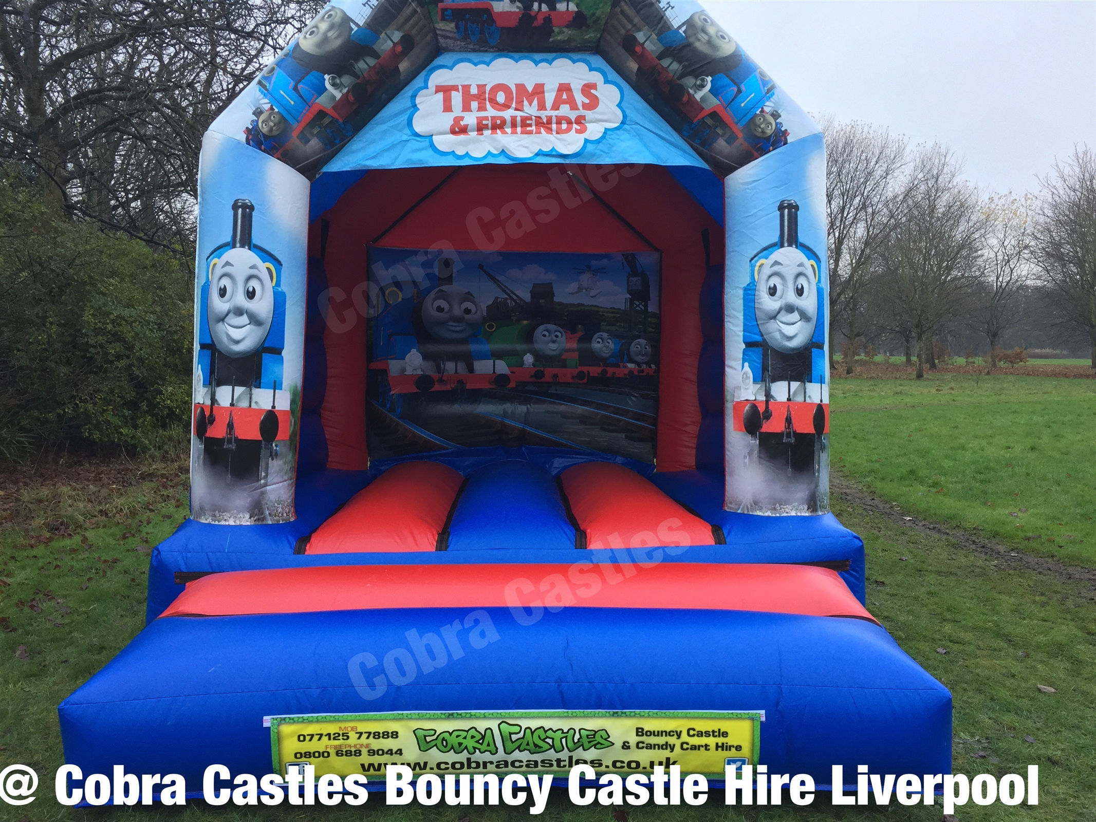 Thomas the Tank Bouncy Castle 10ft x 12ft - Bouncy Castle Hire in ...