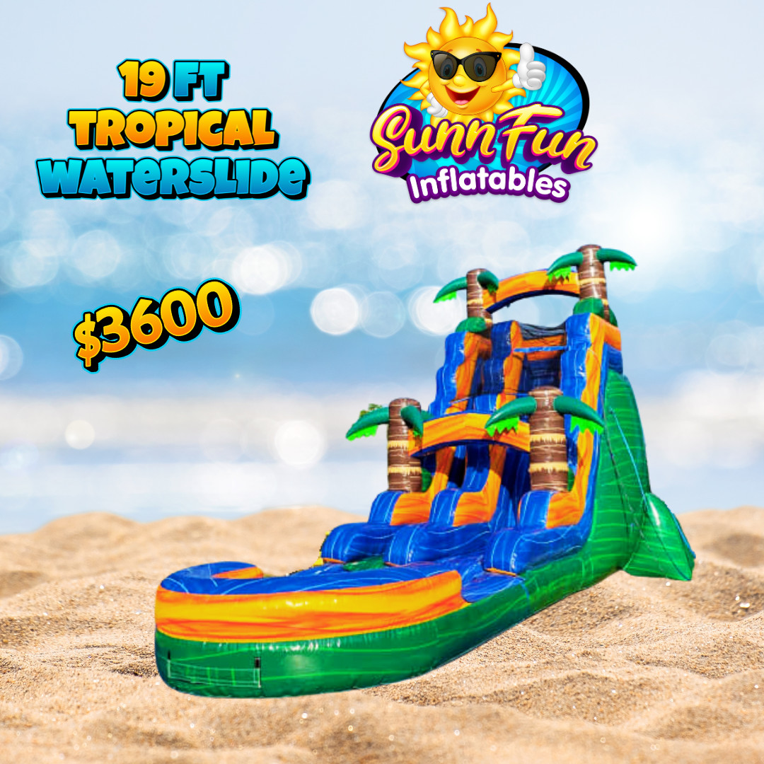 19 FT Tropical Waterslide (CWS19-T) - Inflatables Sales in USA ... 19 FT Tropical Waterslide (CWS19-T) - Inflatables Sales in USA ...