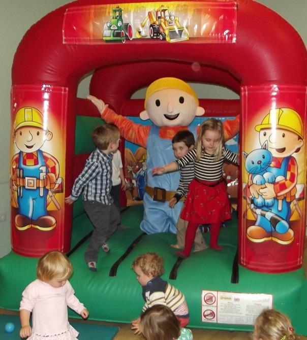 A-Bob the Builder 7ftx8ftx7ft 6" - Bouncy Castle, Softplay and Mascot ...