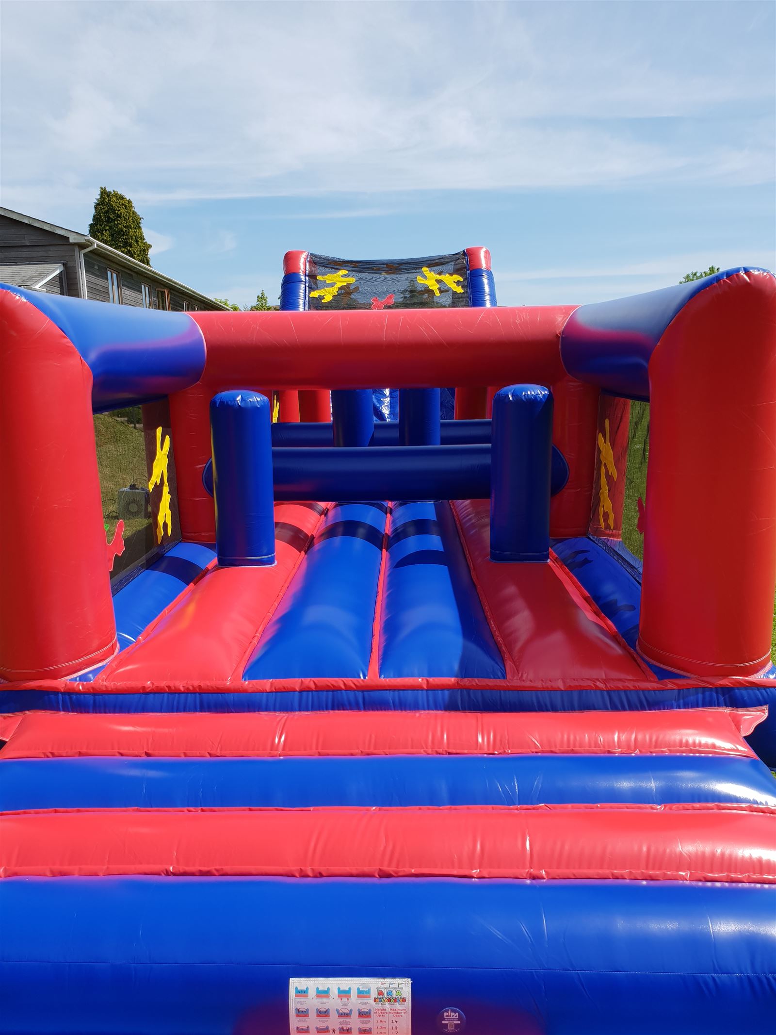 65ft Adult Friendly Assault Course Hire in Plymouth