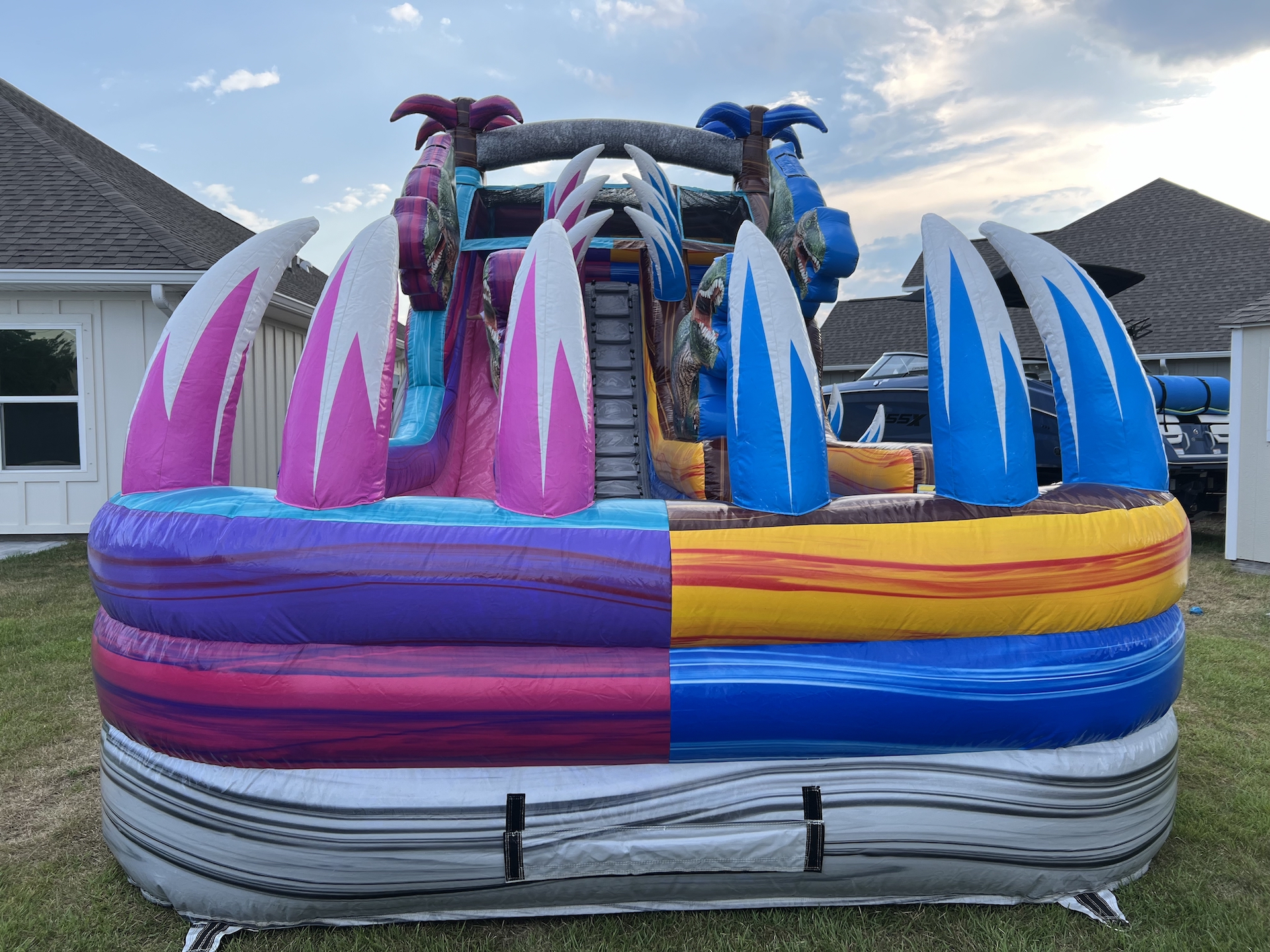 18" Rex Rampage Dual Lane Slide (WET) - Bounce House Hire in FL | JT ...