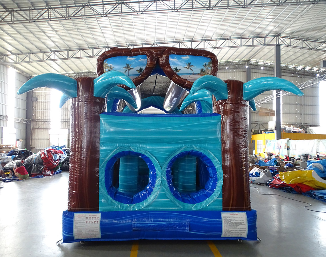 47ft South Beach Obstacle Course Rental | Lansing, MI – Bounce House K