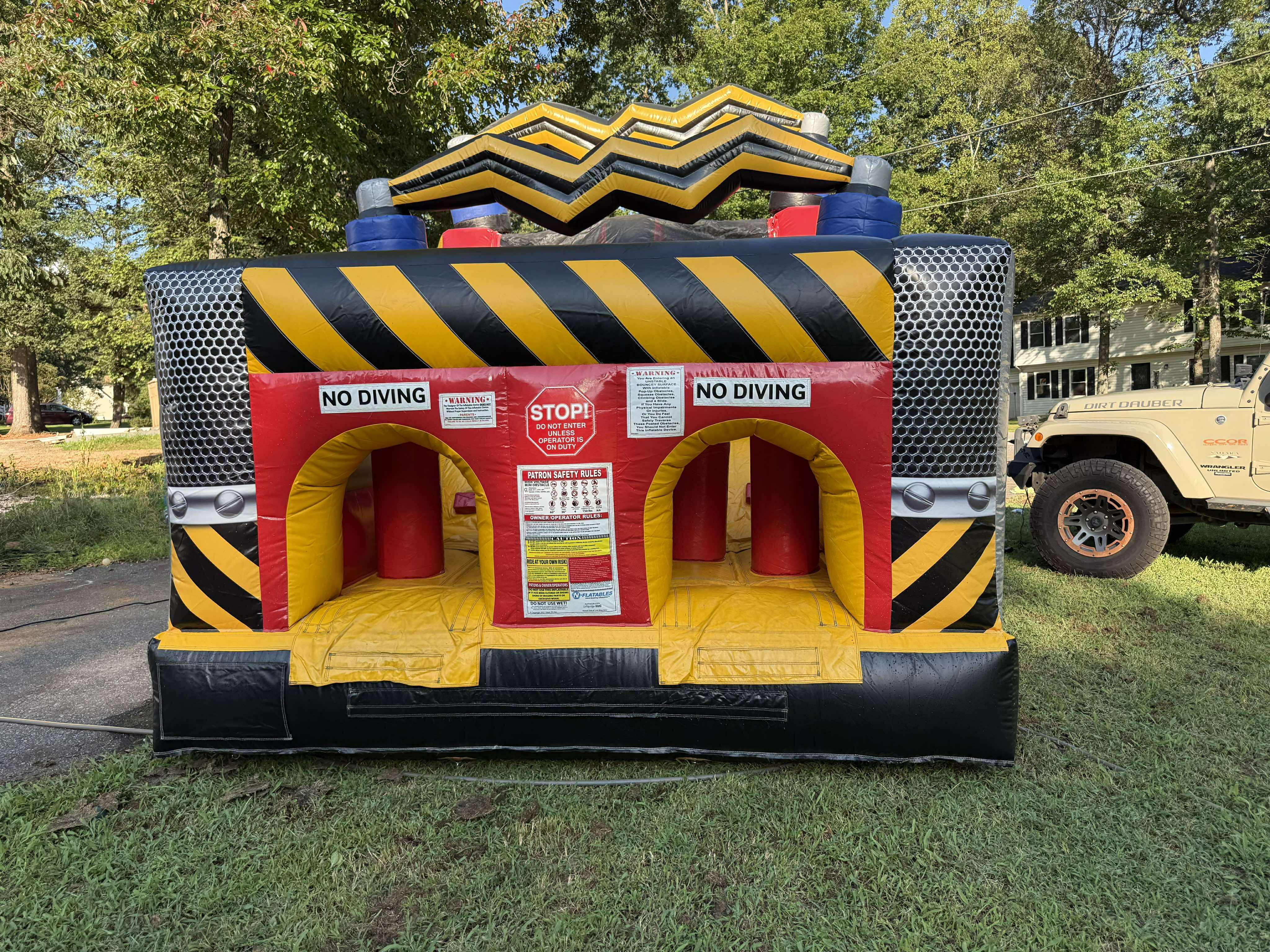 30ft High Voltage Obstacle Course - Bounce House Rentals in Danville ...