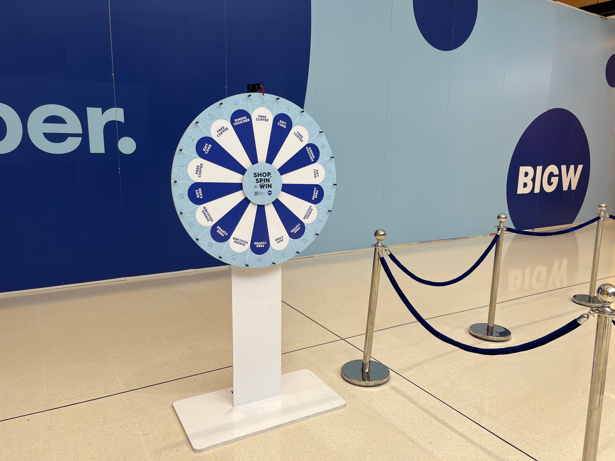 Giant Prize Wheel / Chocolate Wheel Hire Adelaide