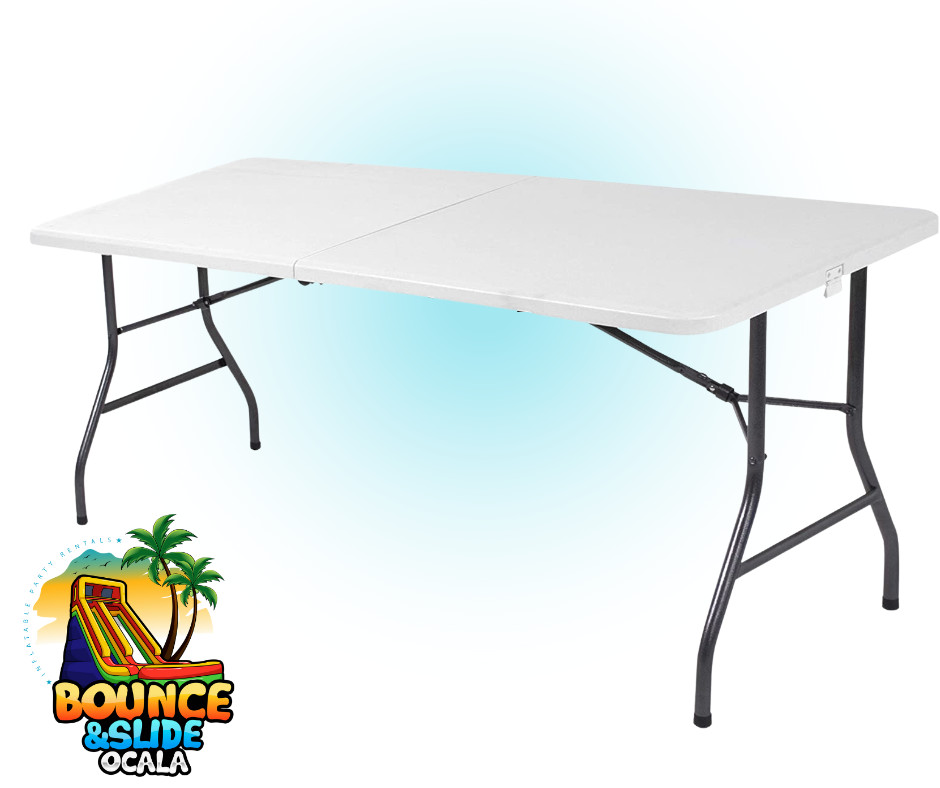 6' Rectangular Tables - Party Rentals in Marion County, FL | Bounce ...