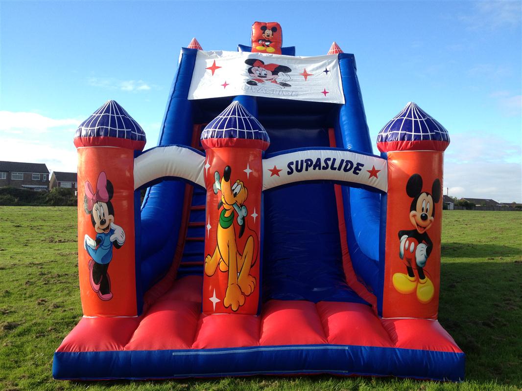 Mickey Mouse Mega Slide (23ft) - Bouncy Castle Hire in St Helens ...