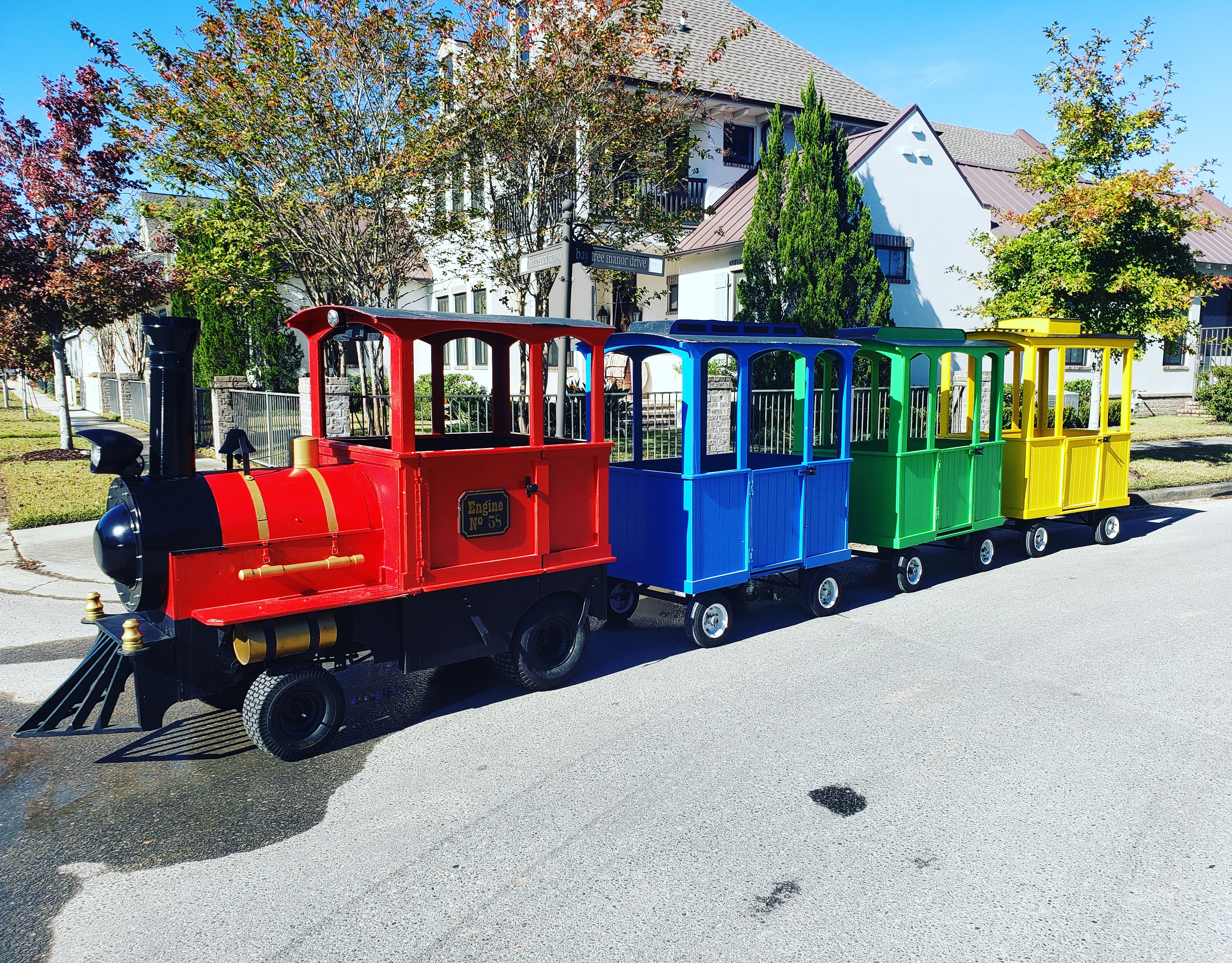 Trackless Train - Bounce House Rentals in Louisiana | Allstar Party ...
