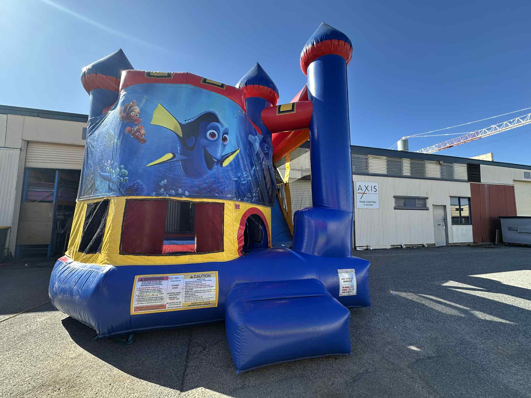 Finding Dory 4in1 Jumping Castle Hire – Castle Capers Adelaide Hills