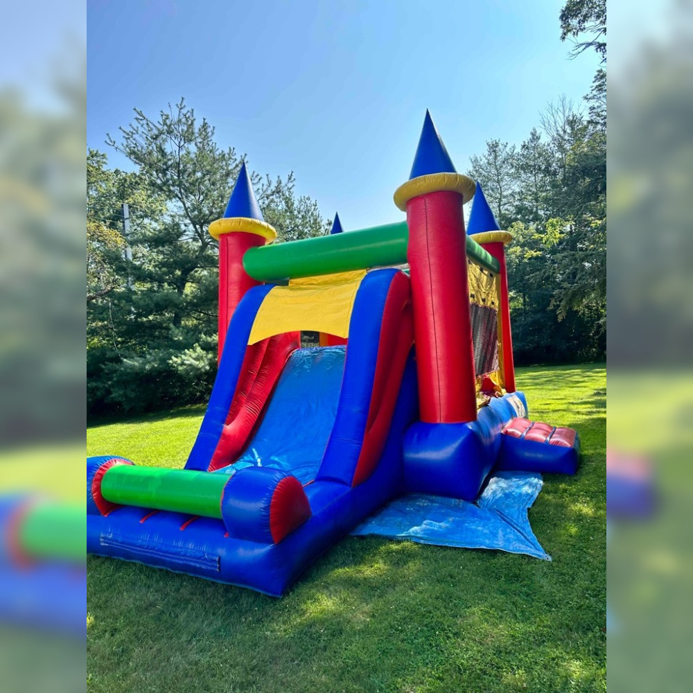Castle Slide 1 - Bounce House Rentals in New Jersey | Infla Bounce ...