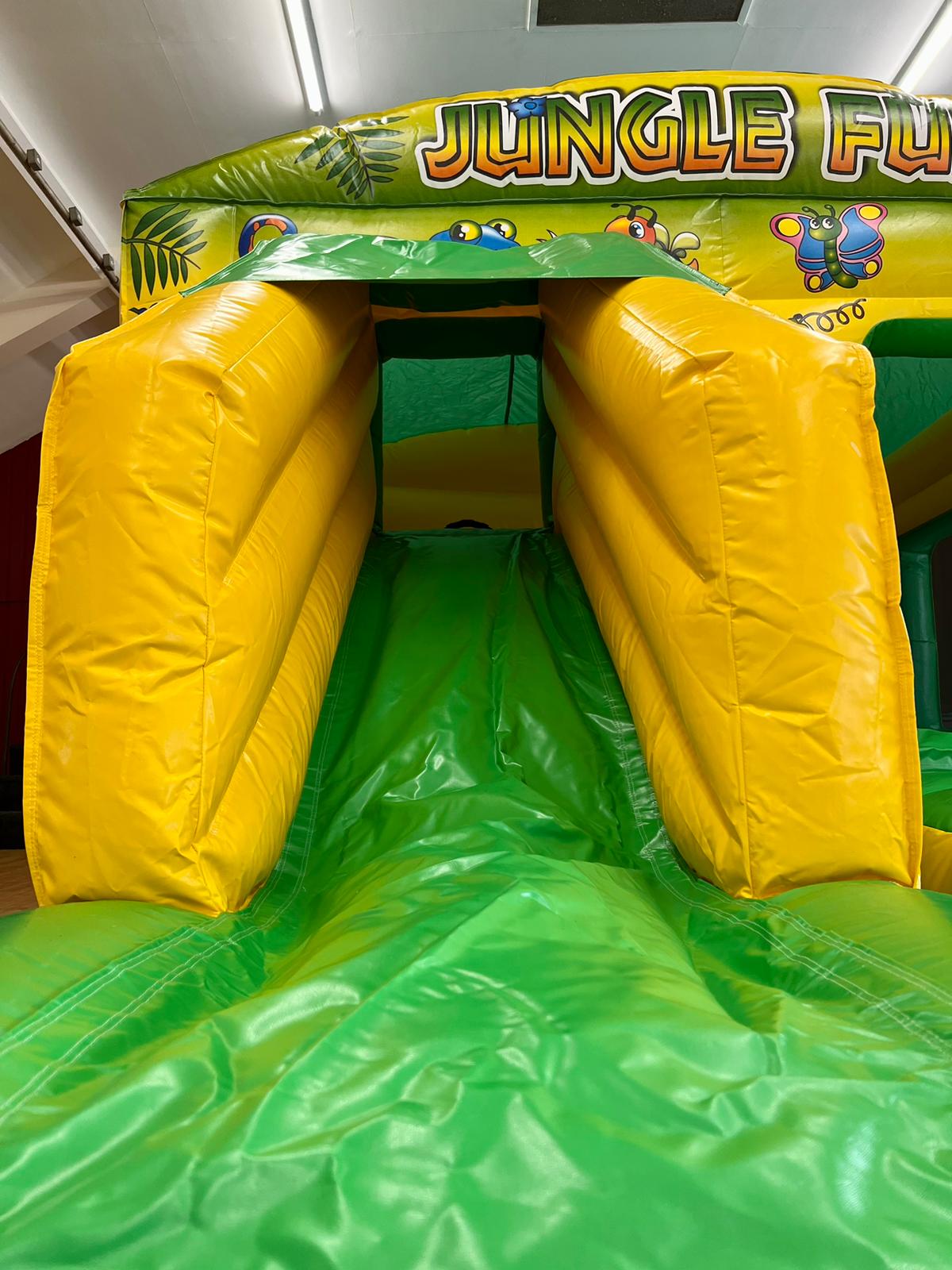 Jungle Castle with Slide - Bouncy Castle Hire in Bromley Croydon South ...