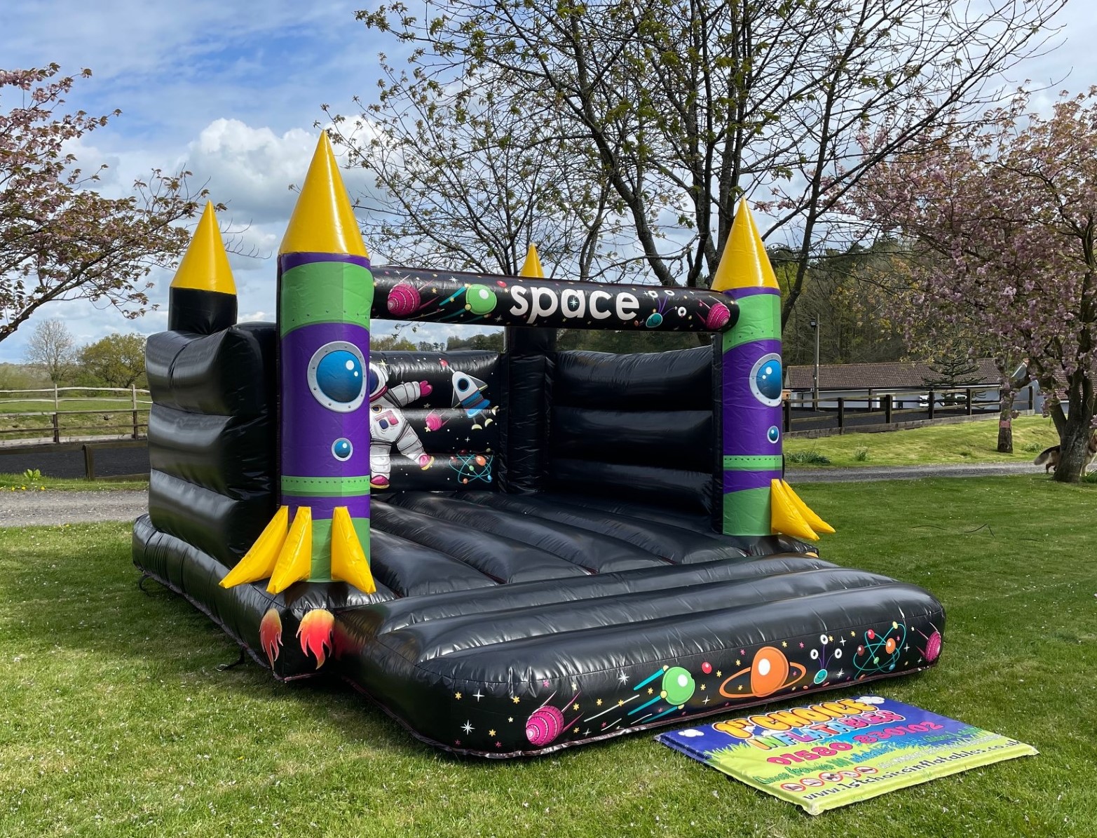 Bouncy Castle Space themed 15ft x 14ft - Bouncy Castle Hire in Kent ...