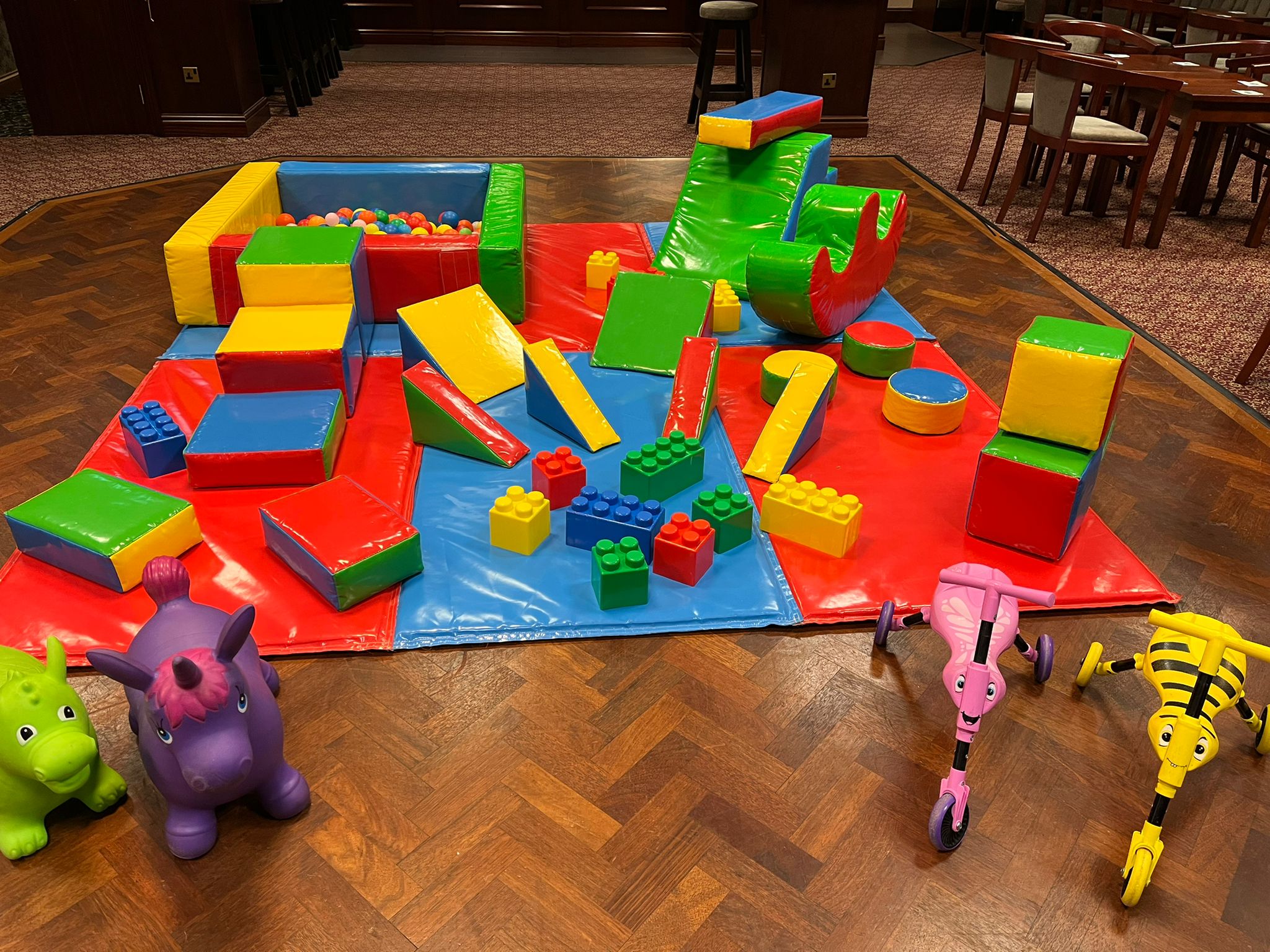 10ft x 9ft Multicoloured Gloss Soft Play - Hire in Preston, Lancashire ...