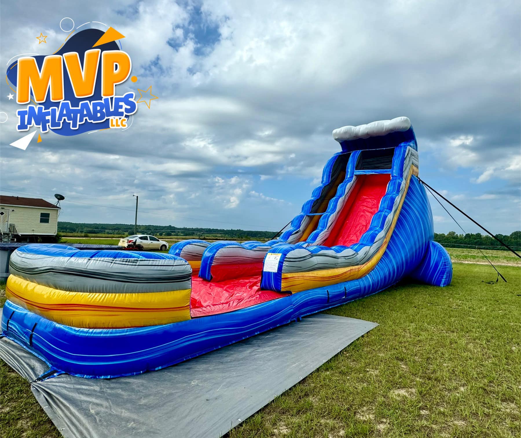 22ft Wave Rider Water Slide - Bounce House Rentals in Georgia | MVP ...