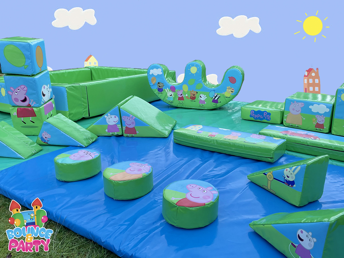 Officially Licensed Peppa Pig Soft play Setup - Hire In Glasgow