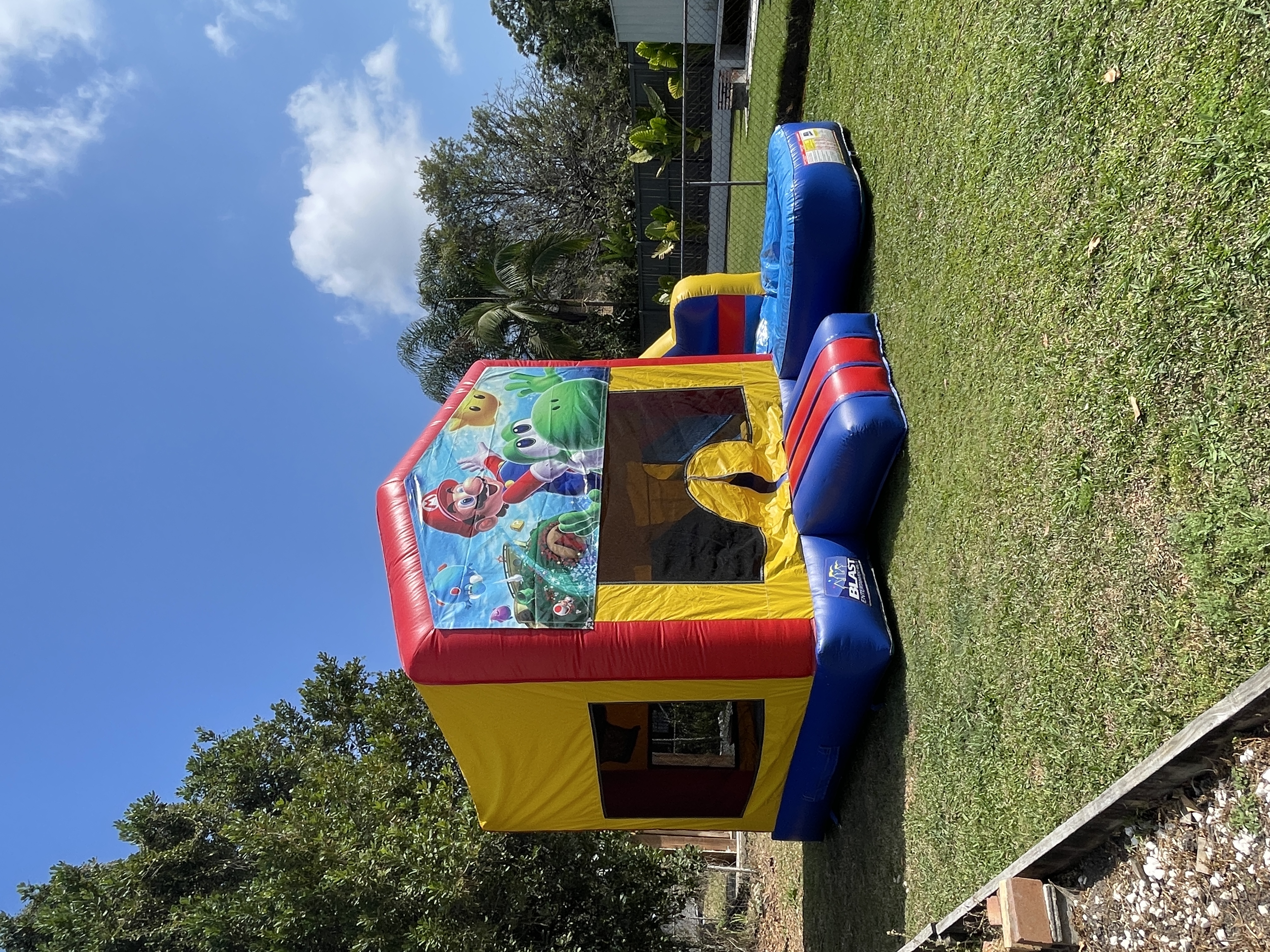 4x5 Super Mario Themed Slide Jumping Castle - Jumping Castle Hire in ...