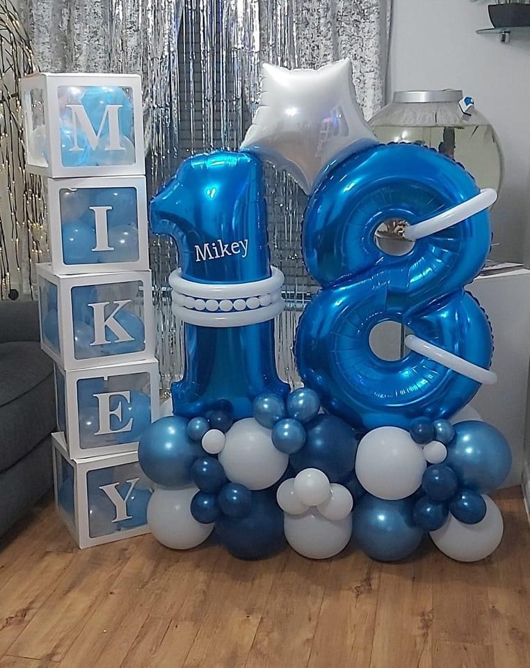 Double Number Display (Extra Large) - Hire, Balloon Displays, Bouncy ...