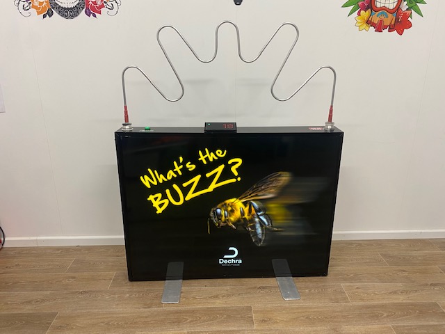 Giant Buzz Wire Hire Australia with Branding