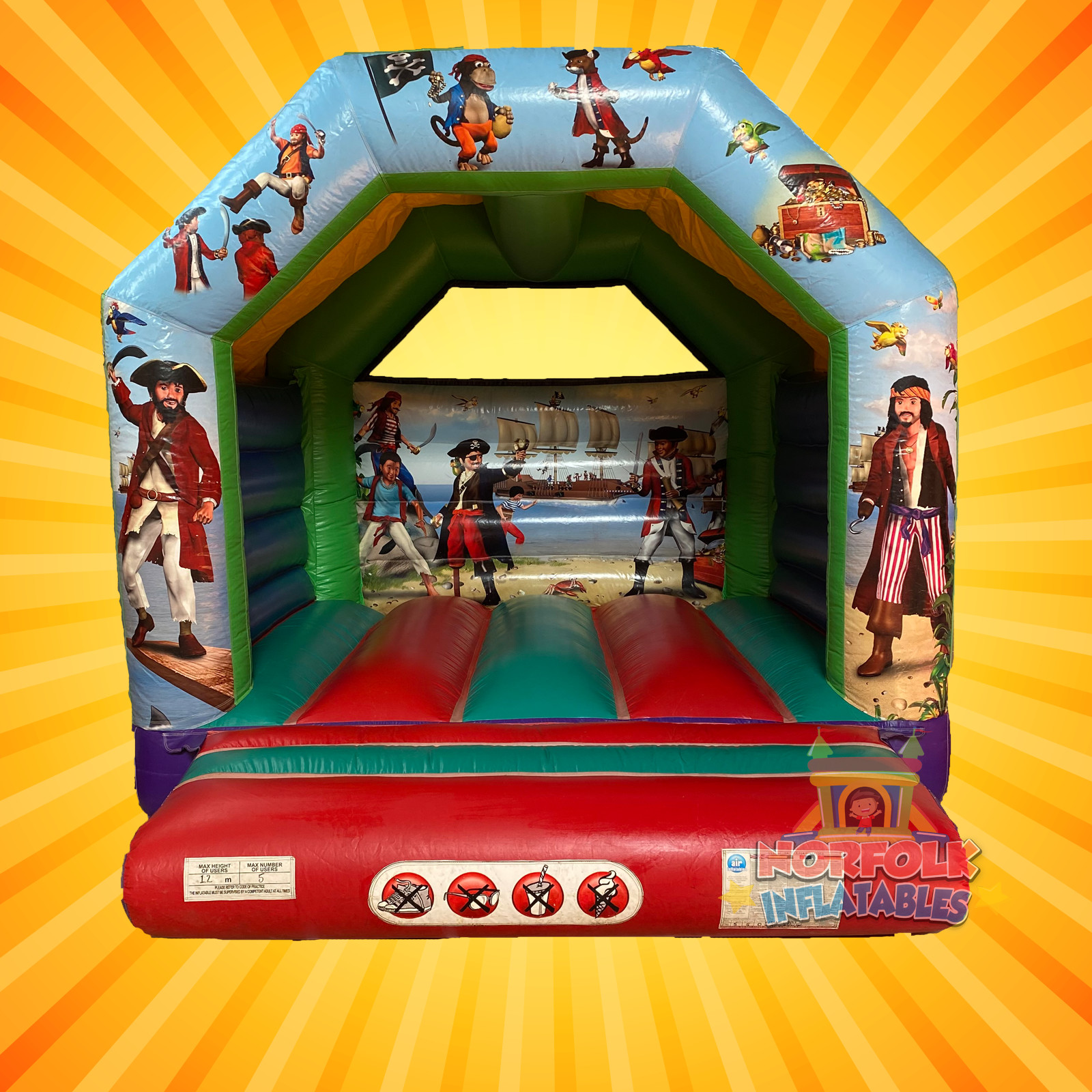 Pirate Castle - Bouncy Castle Hire in Norwich | Norfolk Inflatables