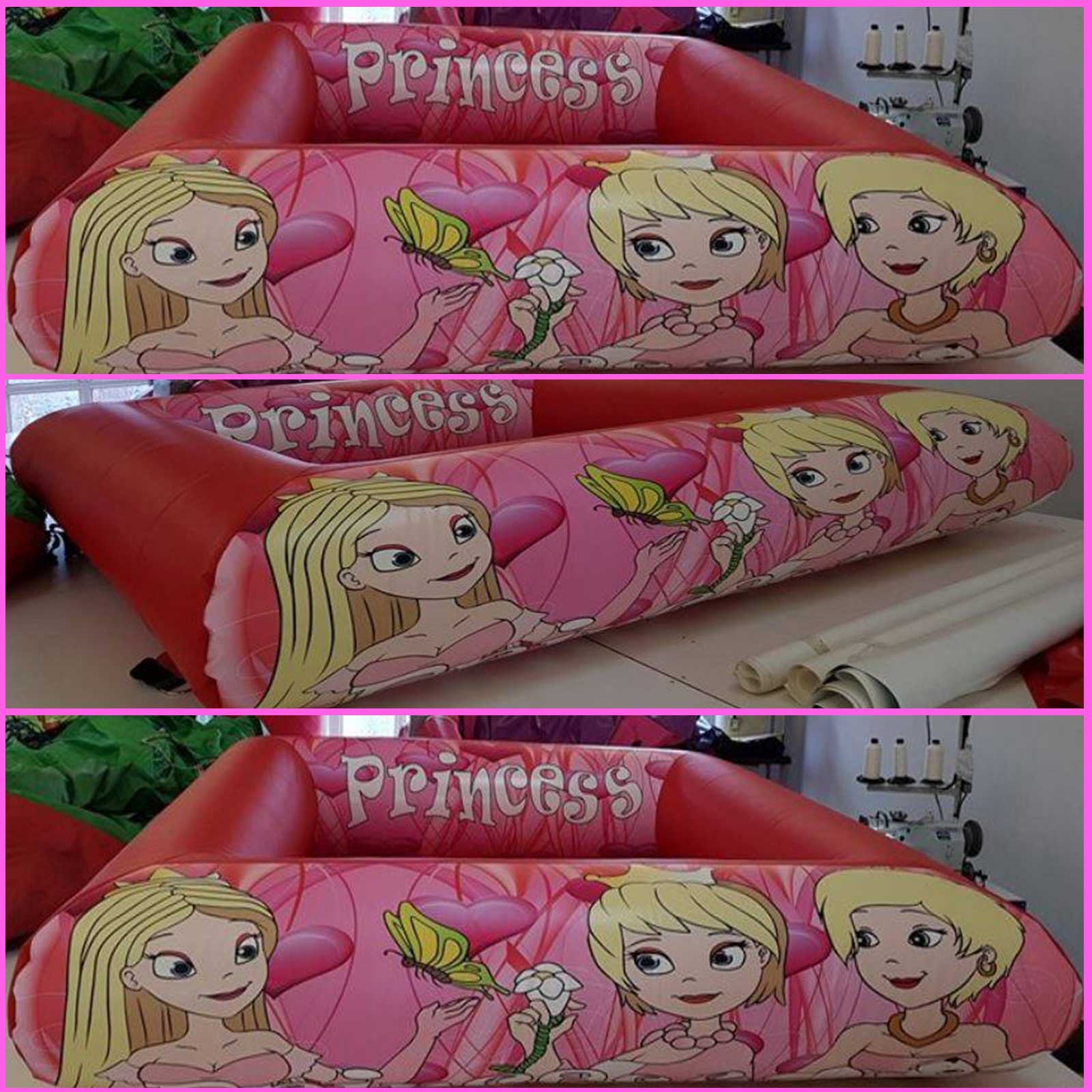 Pink Princess Inflatable Ball Pool Hire