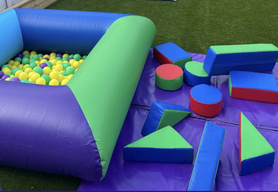 Multi Coloured Ball Pit & Soft Play Package - Bouncy Castle Hire in ...