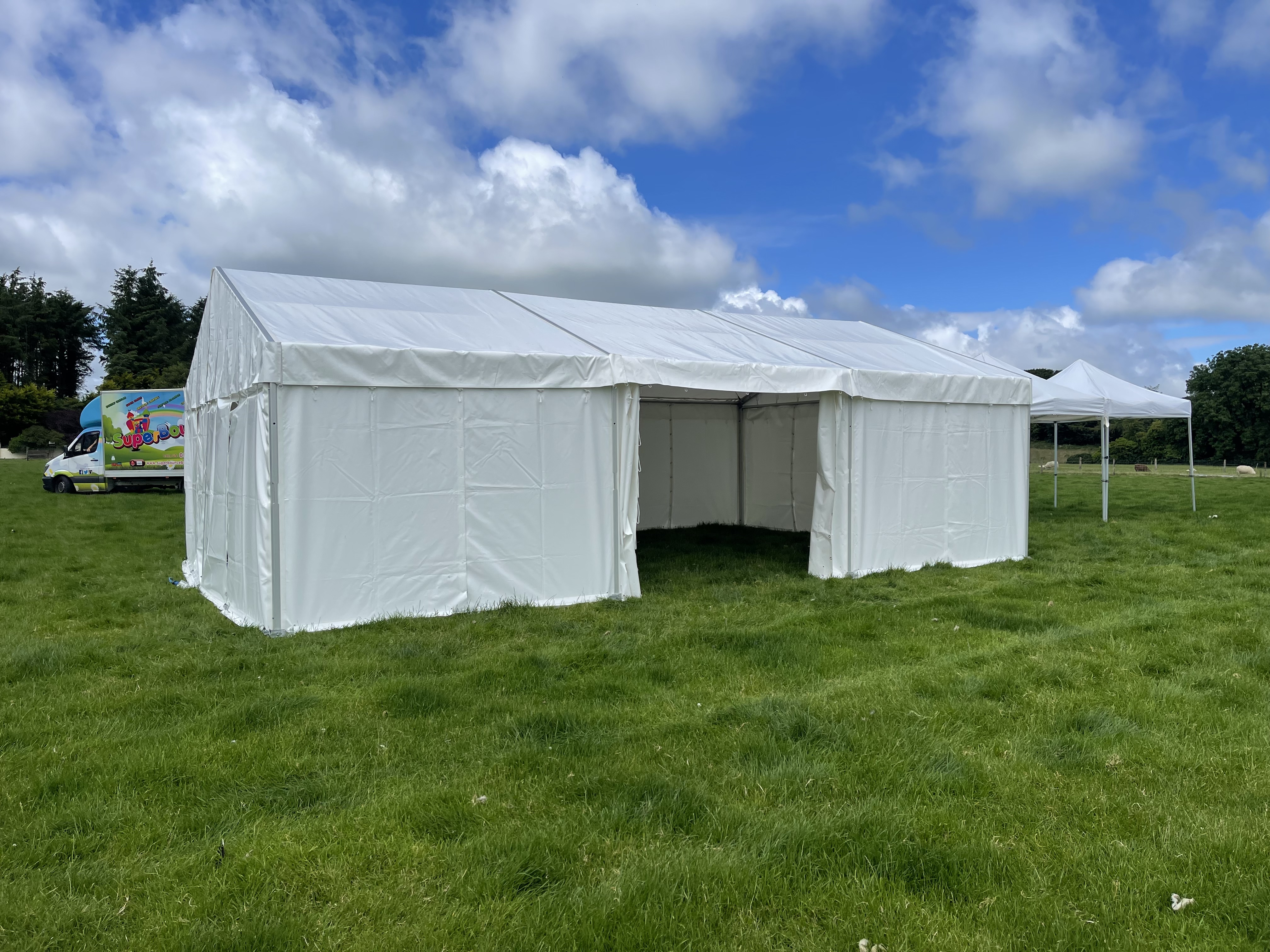20ft x 30ft Marquee (Frame Only) - SuperBounce Bouncy Castle & Marquee ...