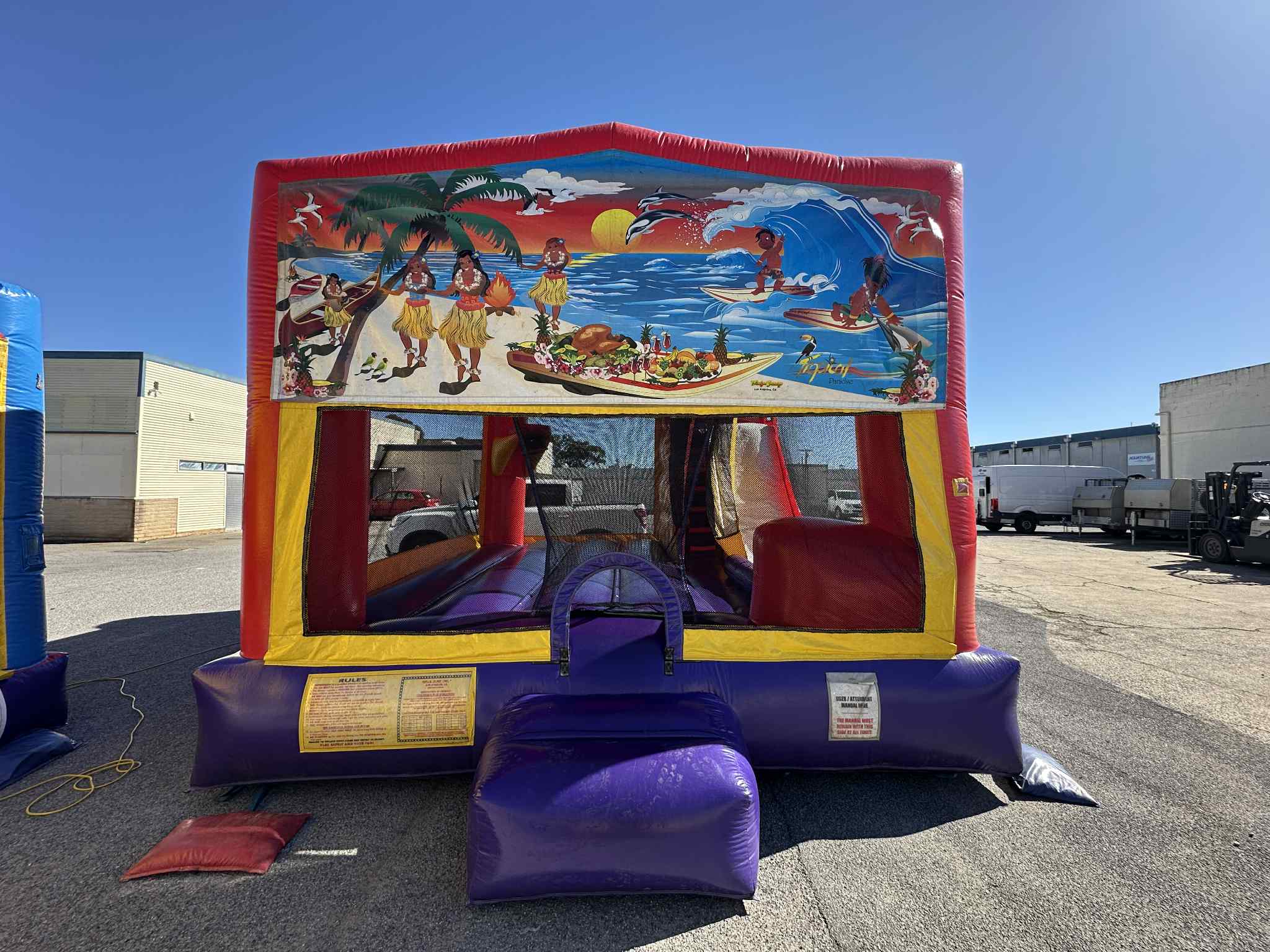 Surfs Up Bouncy Castle Hire Adelaide | C4 Combo