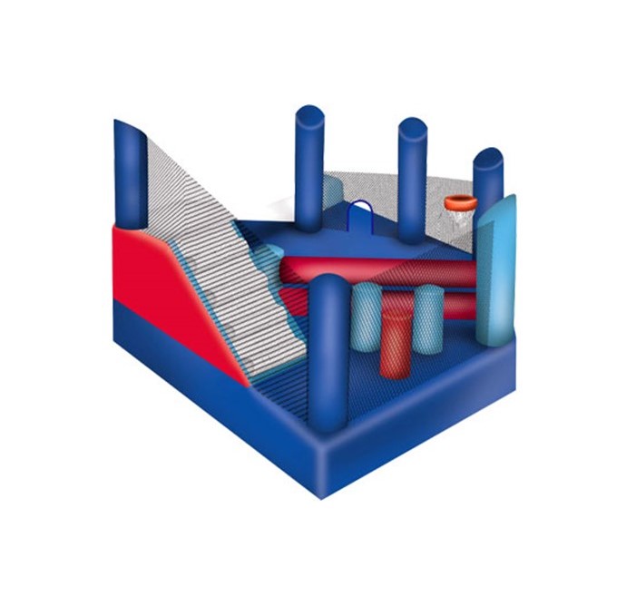 Rent a Disney 5 in 1 Combo Bounce & Slide Inflatable - Book Online
