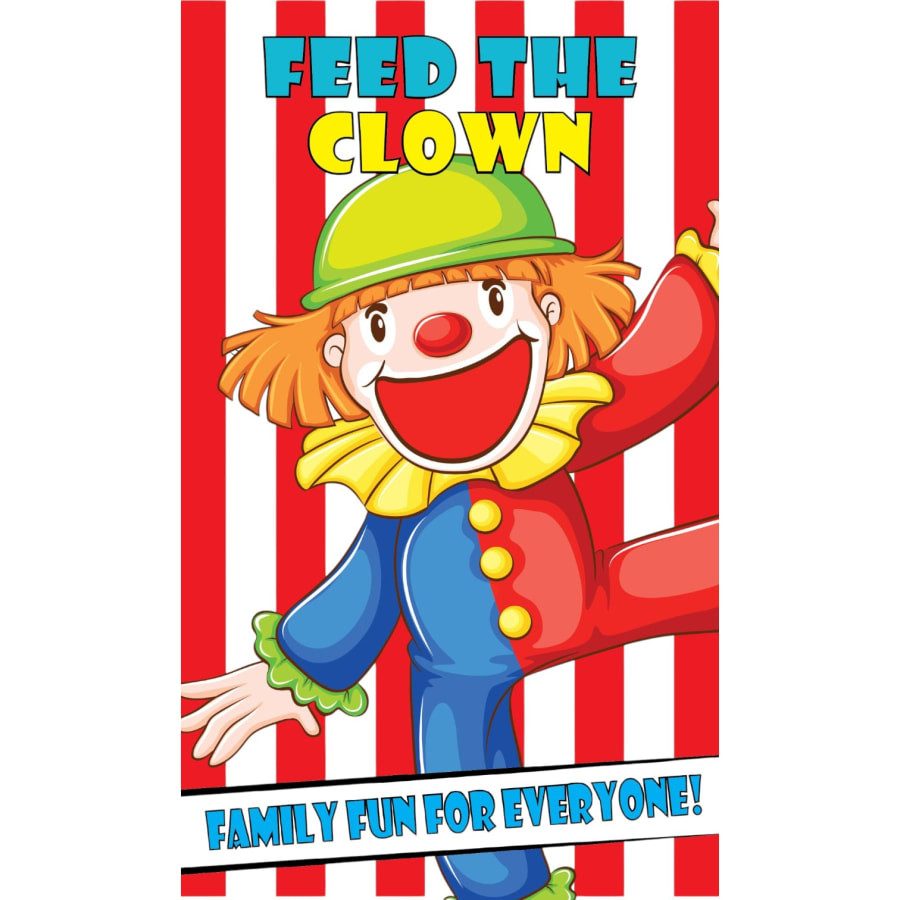 Feed The Clown Funfair Game - Funfair games/ Carnival games & stall ...