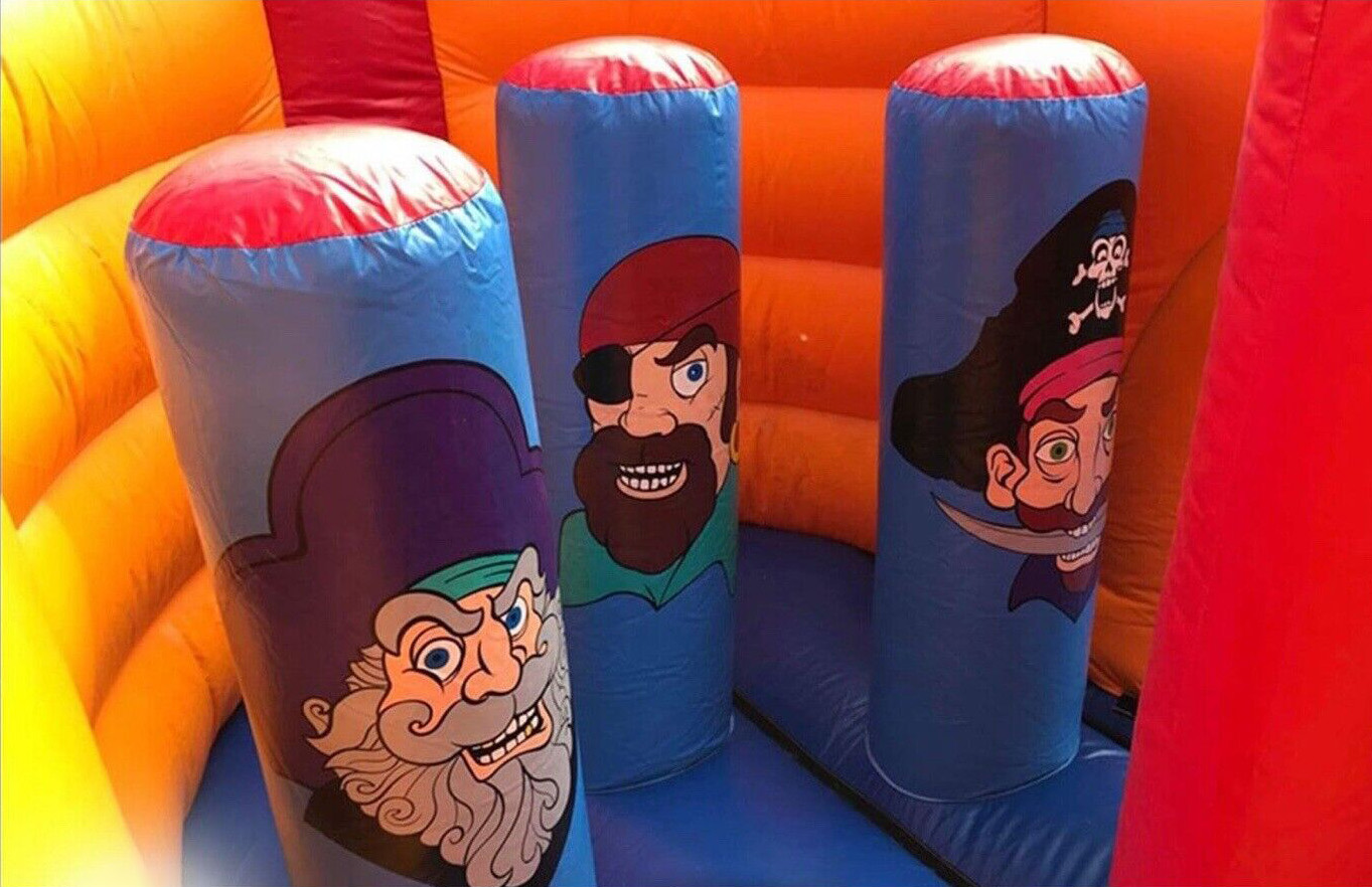 Pirate Ship Obstacle Course Bouncy Castle Combo | St Helens