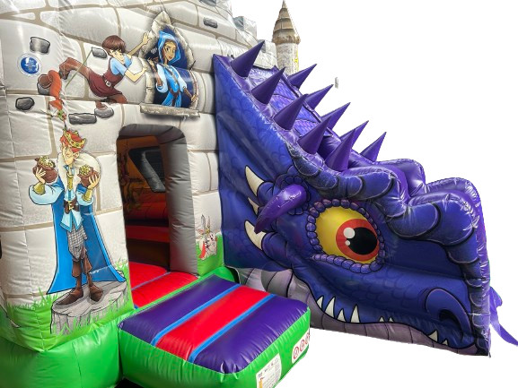 Bounce & Slide 12 x 18 Knights Dragon - Inflatable Manufacturer in The ...
