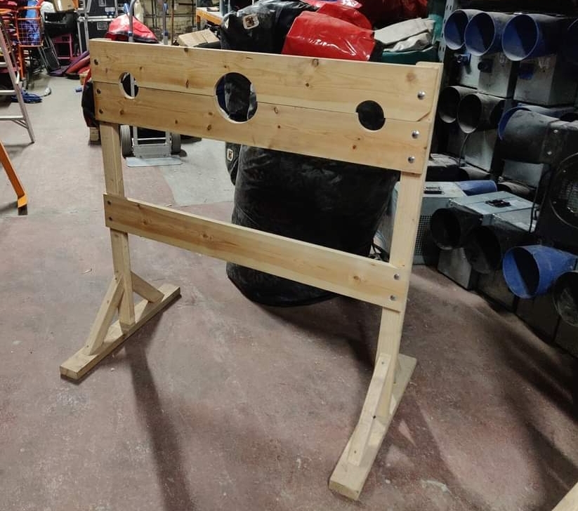 Medieval Wooden Stocks. - Bouncy Castle Hire in London | Bouncing Bonkers