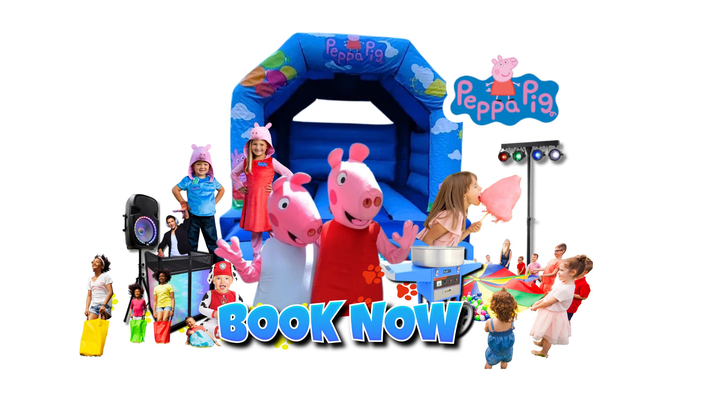 PEPPA PIG FULL PARTY PACKAGE – 2 HOURS