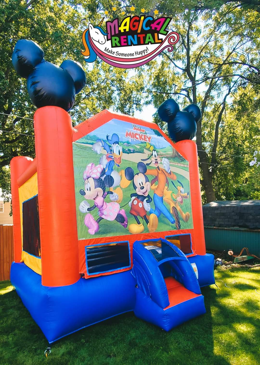 Mickey Mouse Bounce House - Bounce House Rental in Minnesota | Magical ...